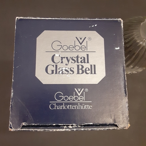 Goebel | Holiday | Vintage Goebel 978 Crystal Glass Bell Handle Is ...